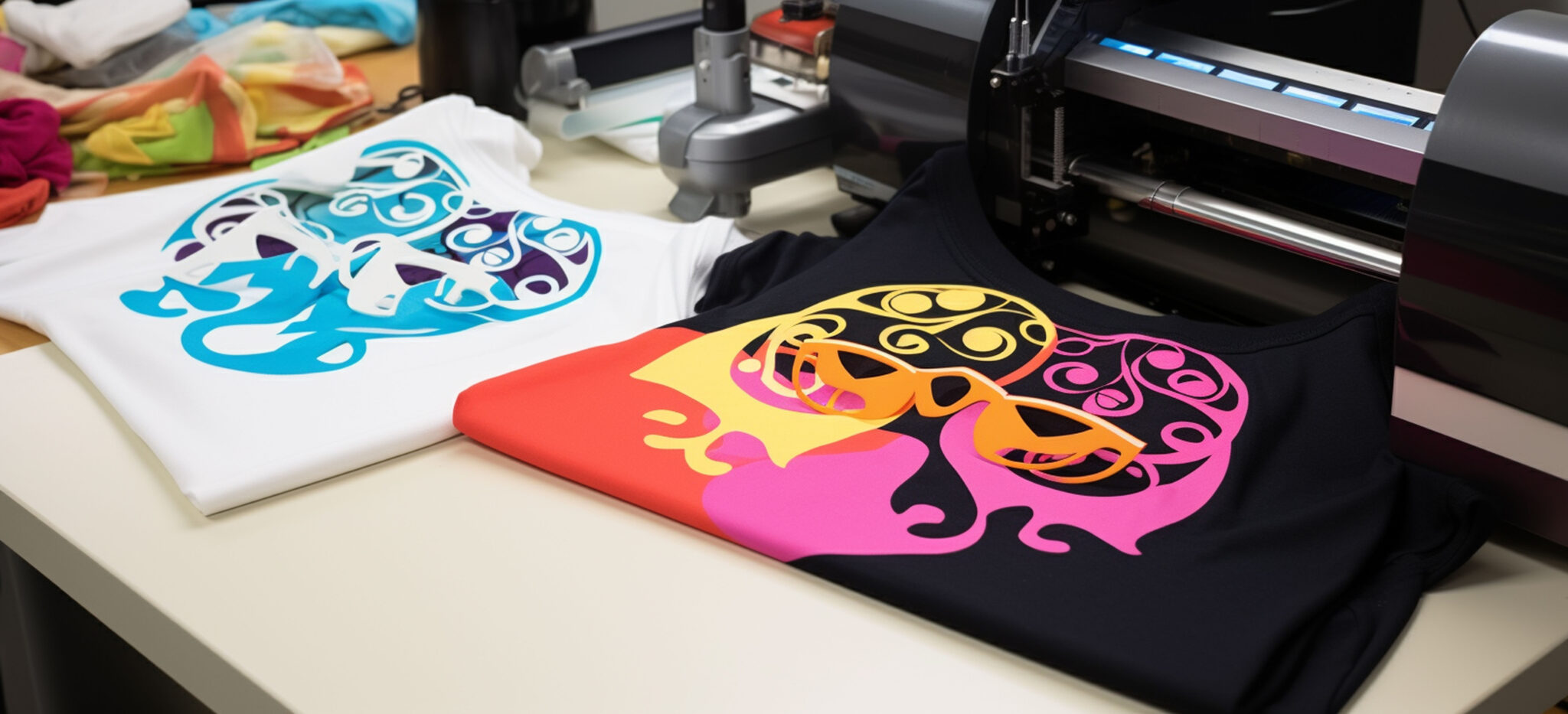 Estamparia em camisetas Silk Flow